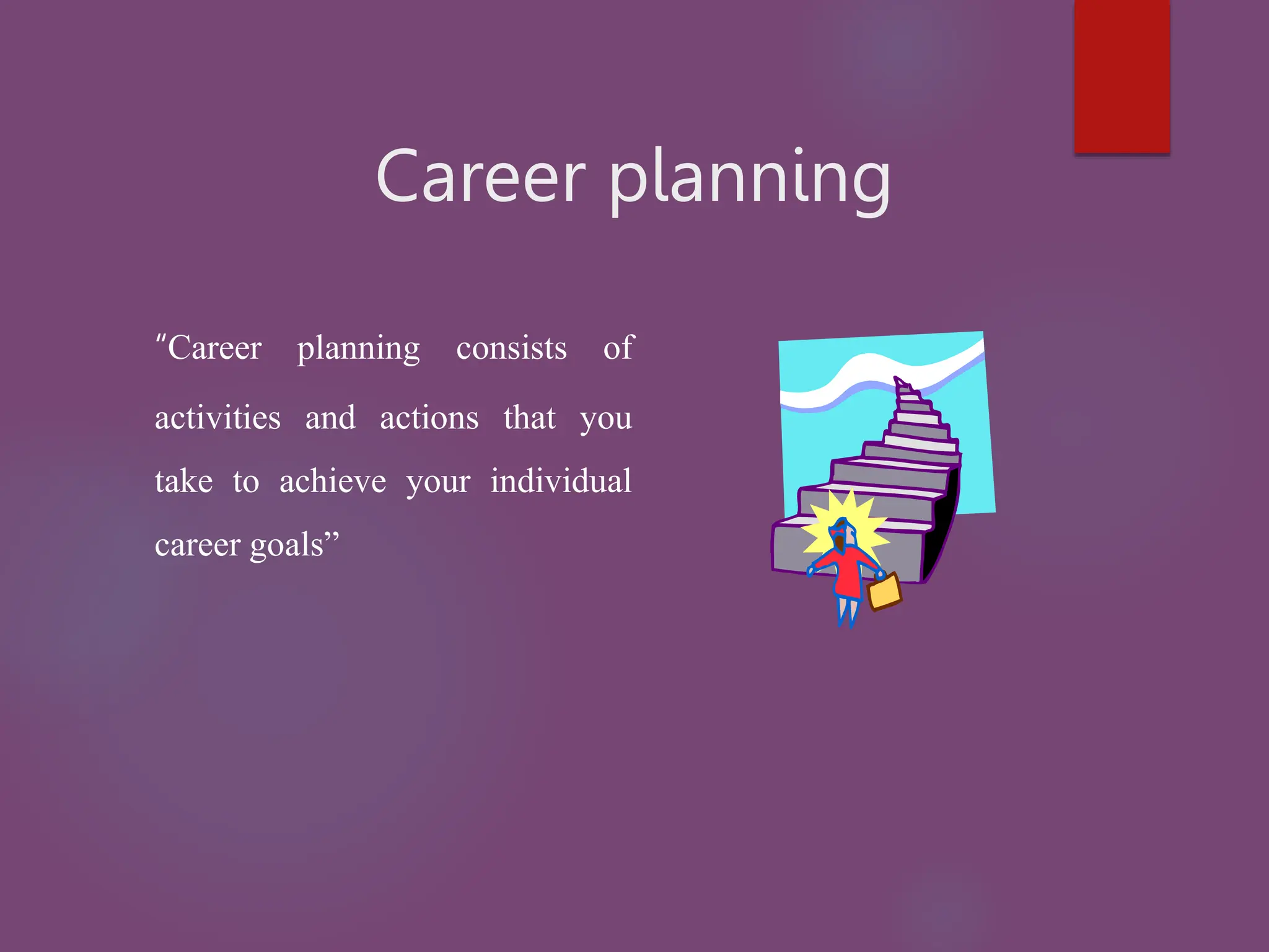 Career Planning.powerpoint presentation bsjshegevebdjekeknddbdb | PPT
