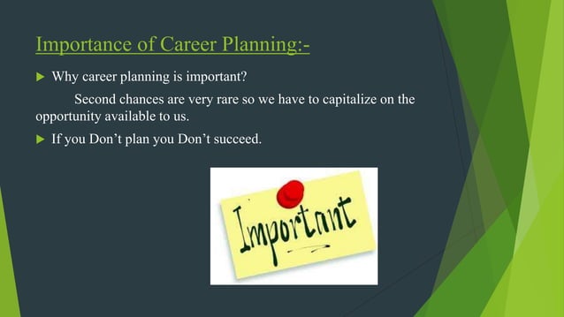 Career planning presentation | PPT