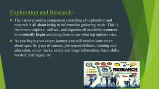 Career planning presentation | PPTX