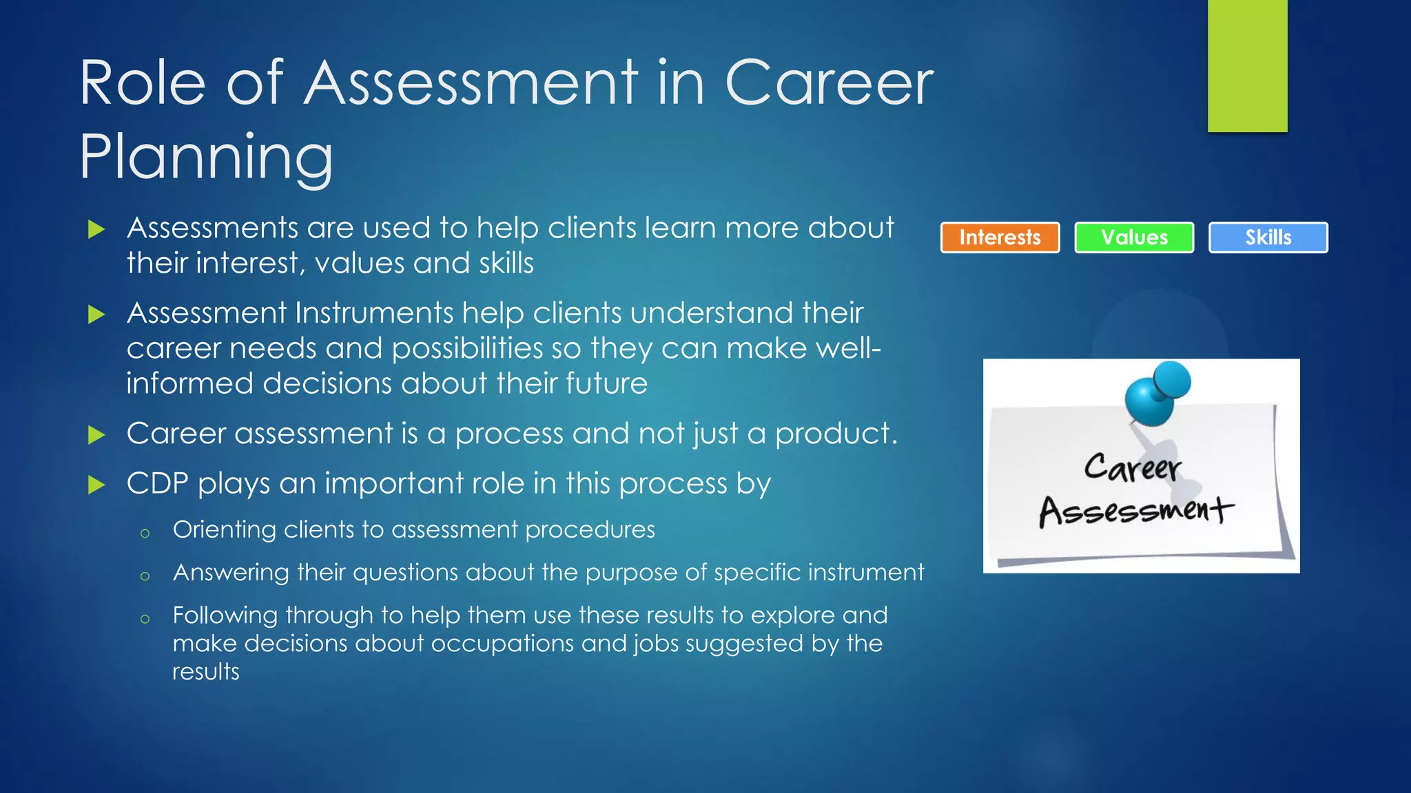 Career Planning and Assessment | PDF
