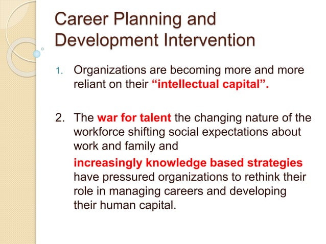 Career planning and development | PPTX | Career Planning | Careers