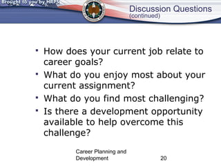 Career Planning and Development class | PPT