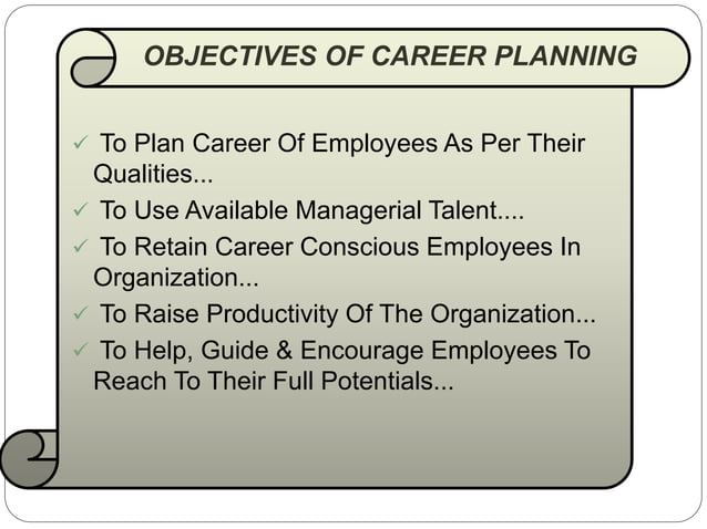 Career planning & development | PPTX | Career Advice | Careers