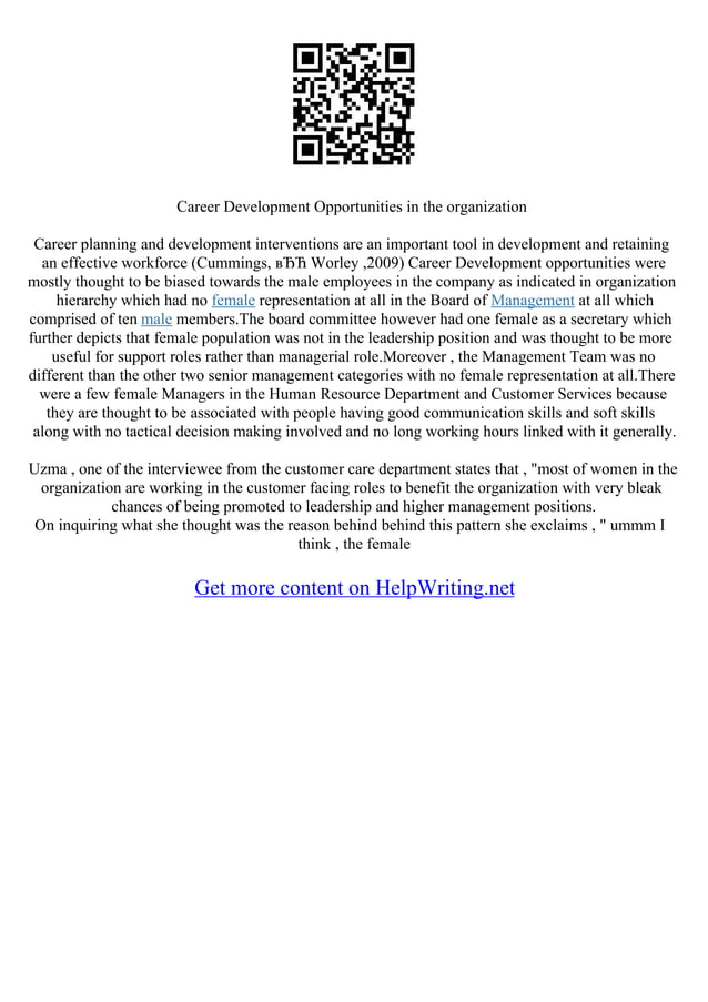 Career Planning Essay | PDF