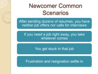 Career Planning For Newcomers | PPTX