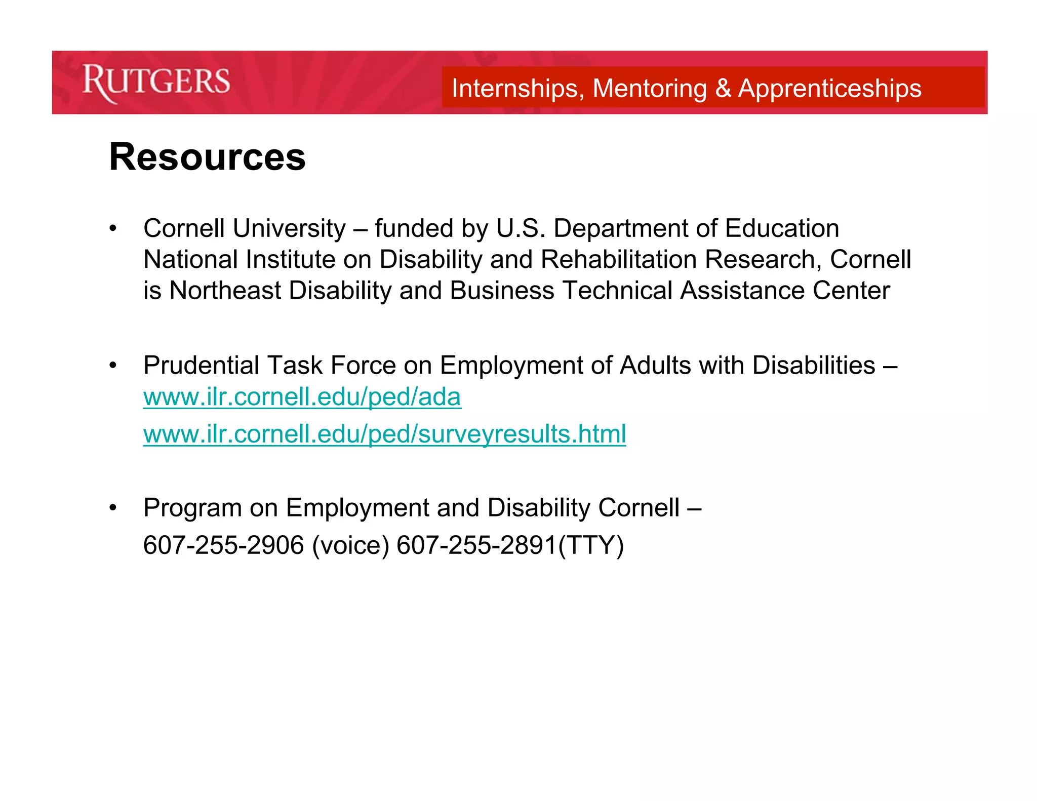 Career planning for students with disabilities[2] | PPT