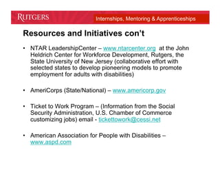 Career planning for students with disabilities[2] | PPT