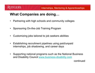 Career planning for students with disabilities[2] | PPT