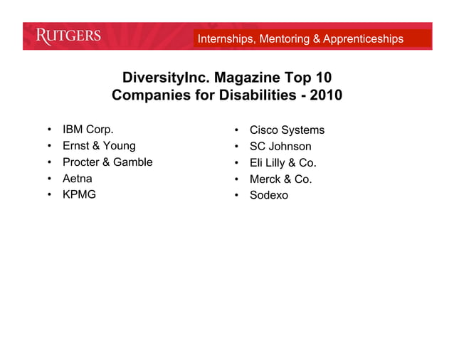 Career planning for students with disabilities[2] | PPT