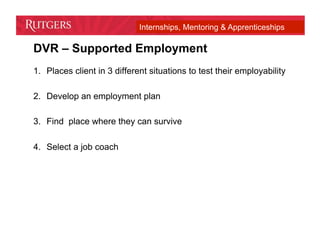 Career planning for students with disabilities[2] | PPT