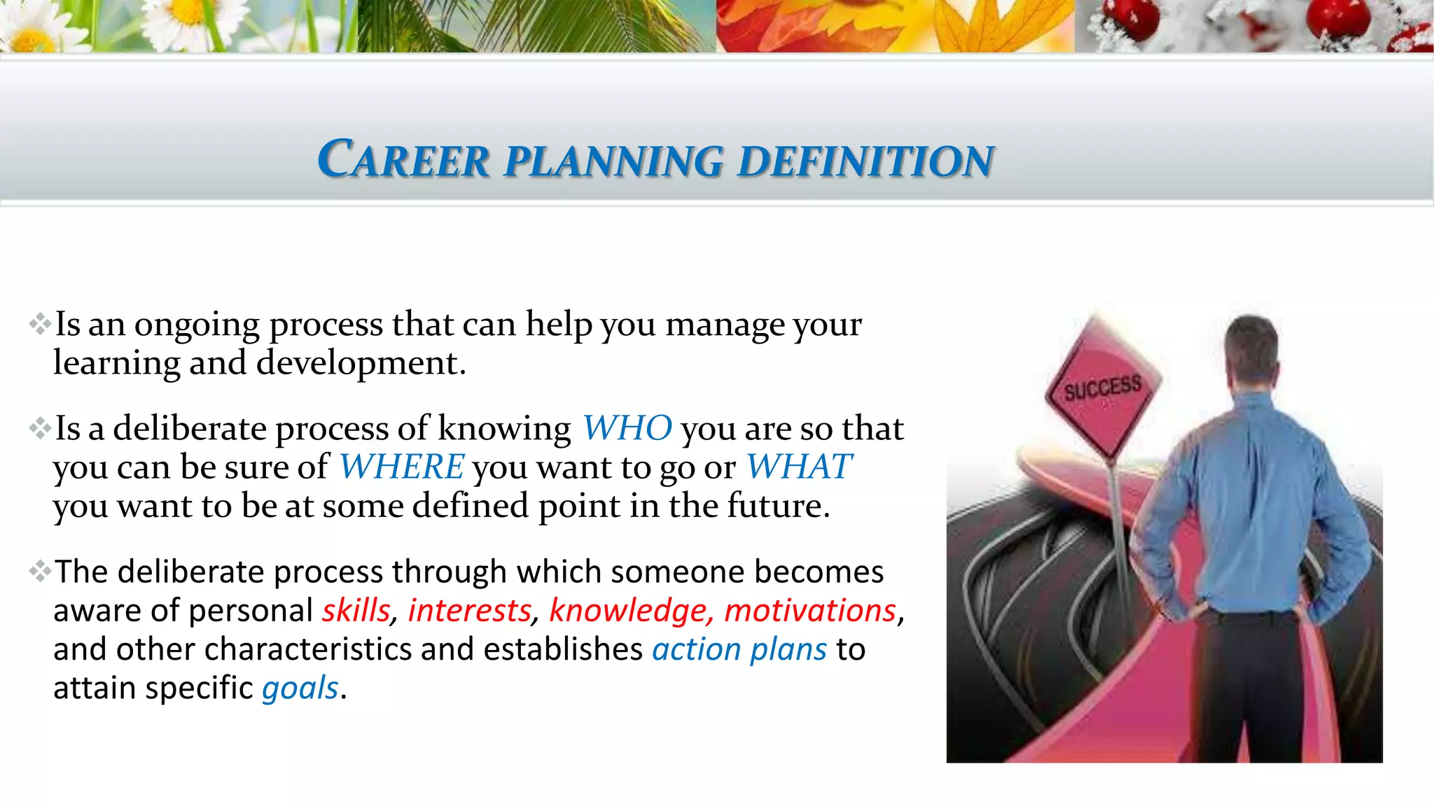 Career planning | PPT