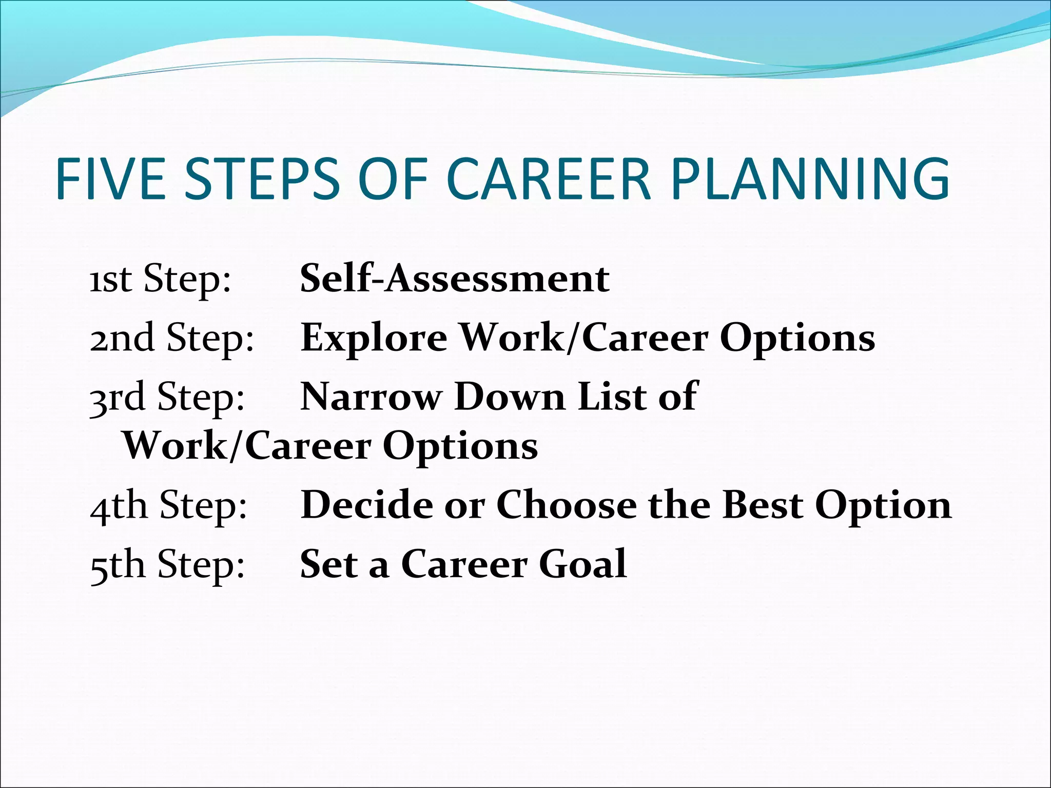 Career planning presentation 120627053140-phpapp01 | PPT
