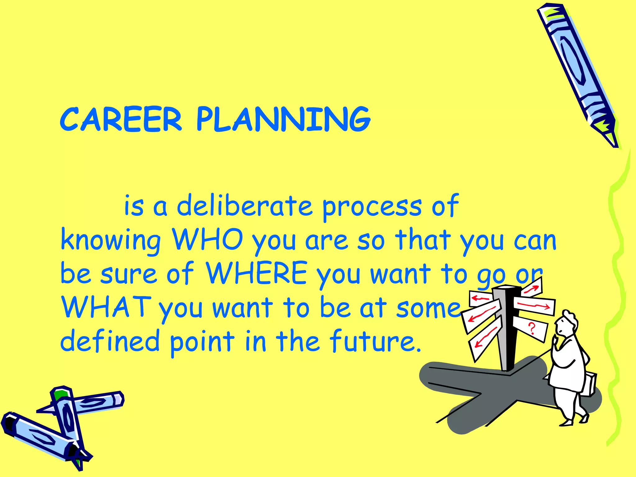 Career planning presentation | PPT