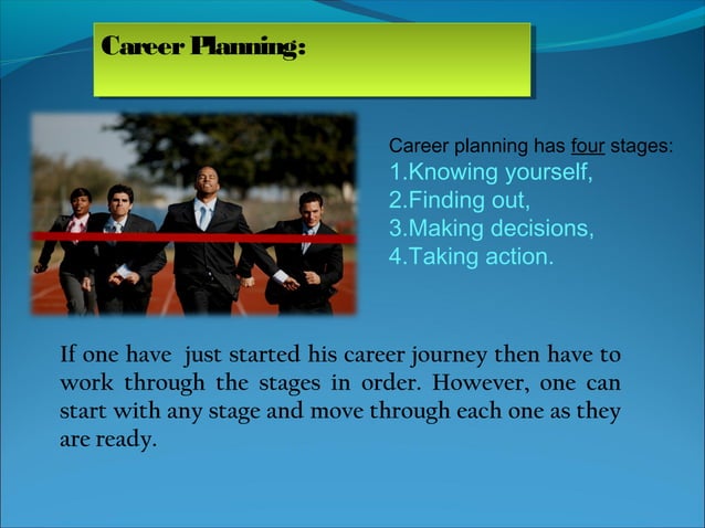 Career planning presentation | PPT