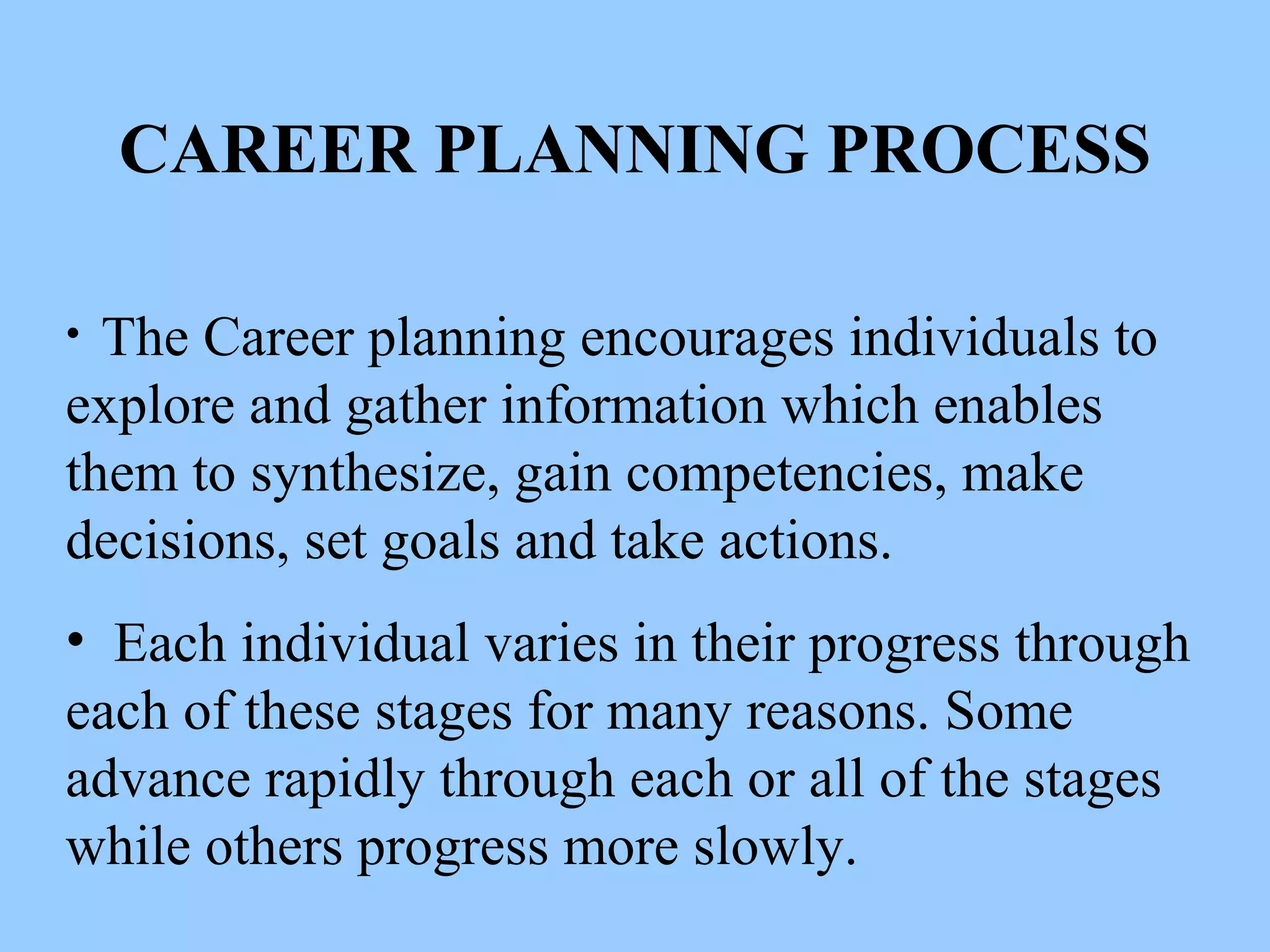Career planning skills | PPS