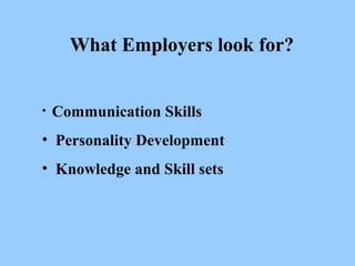 Career planning skills | PPS