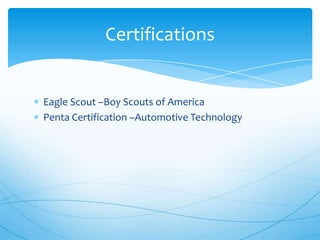 Career portfolio | PPT | Free Download