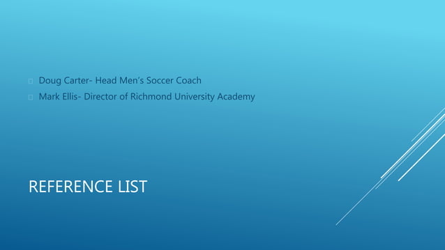 Career Portfolio luke ruff | PPTX | Soccer | Sports