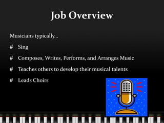 Career of a Musician pp2 | PPTX
