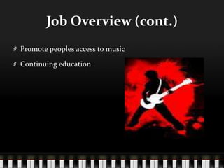 Career of a Musician pp2 | PPTX