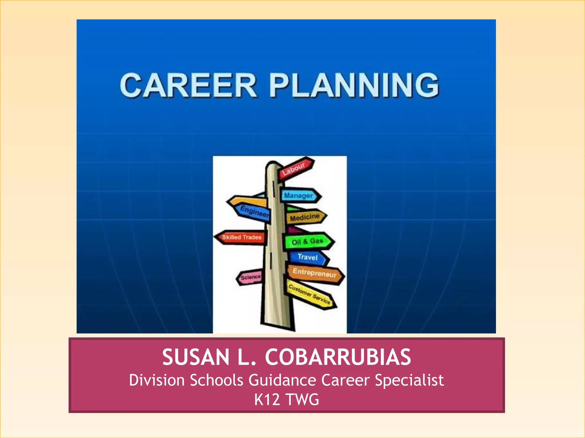 CAREER GUIDANCE LECTURE | PPT