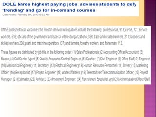 CAREER GUIDANCE LECTURE | PPT