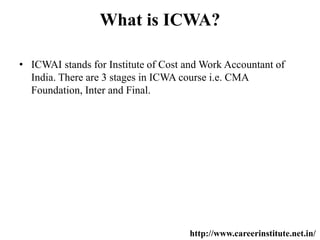 ICWA- complete guide- Career Institute