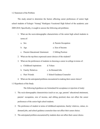 Career preferences final edit | PDF