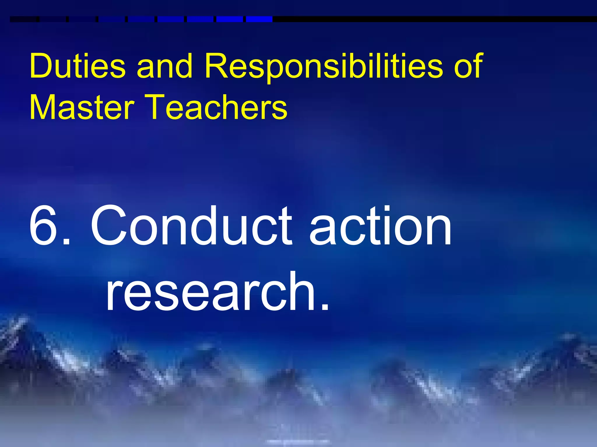 DepED Master Teacher I and II | PPT