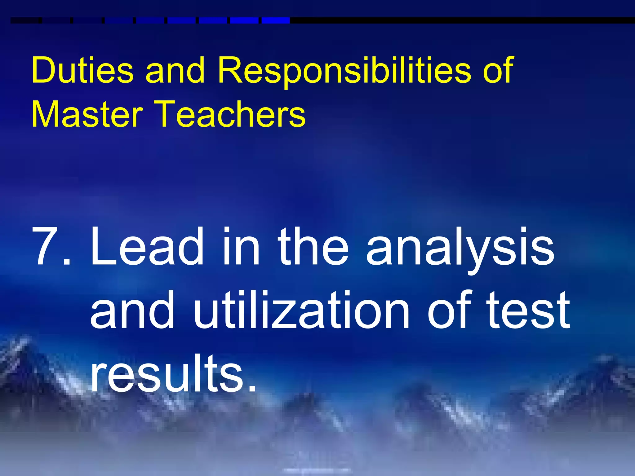 DepED Master Teacher I and II | PPT
