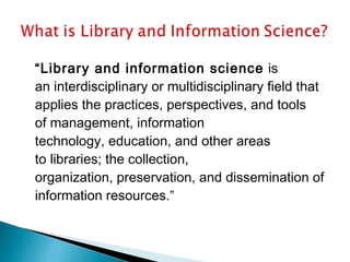 Career Opportunities in Library & Information Science in India | PPT