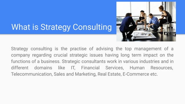 Career Prospect in Strategy Consulting | PDF