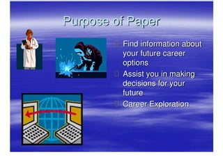 Career Research Paper | PPT
