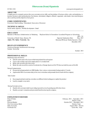 Career resume | DOCX