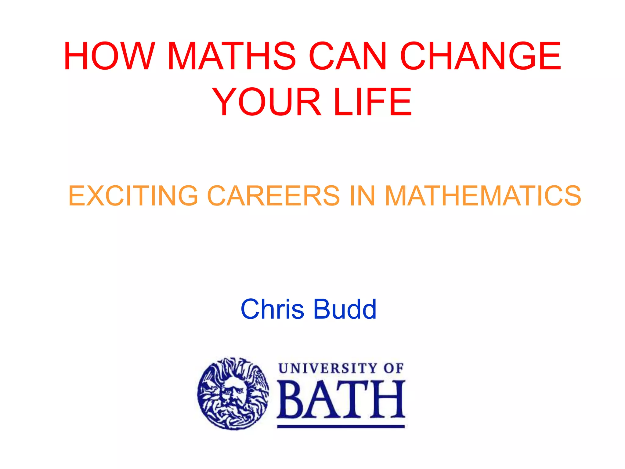 Careers in Mathematics.ppt | Science