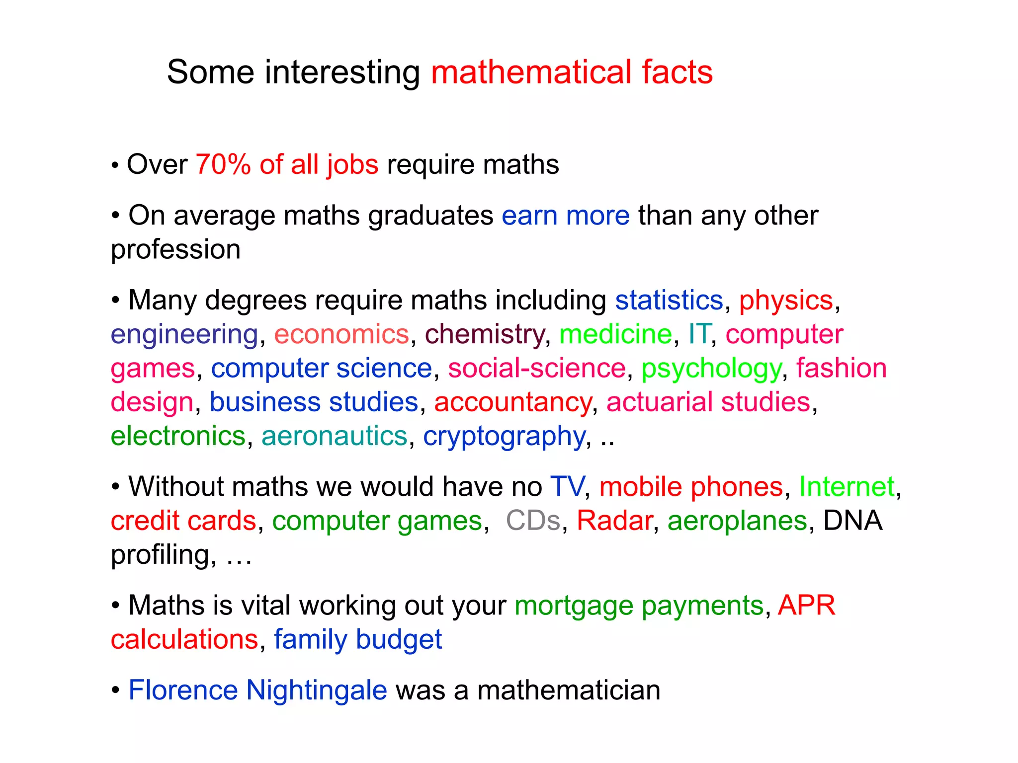 Careers in Mathematics.ppt