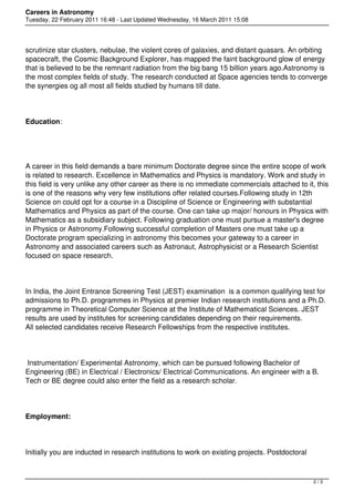 Careers in-astronomy | PDF