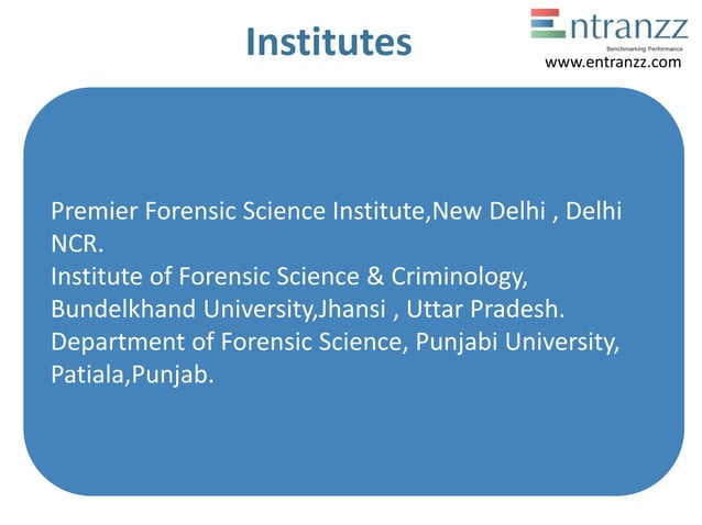 Careers in forensic science | PPTX