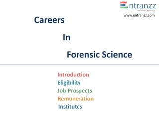 Careers in forensic science | PDF