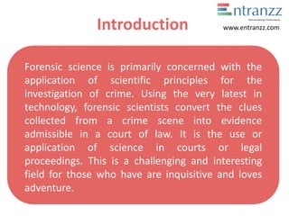 Careers in forensic science | PDF