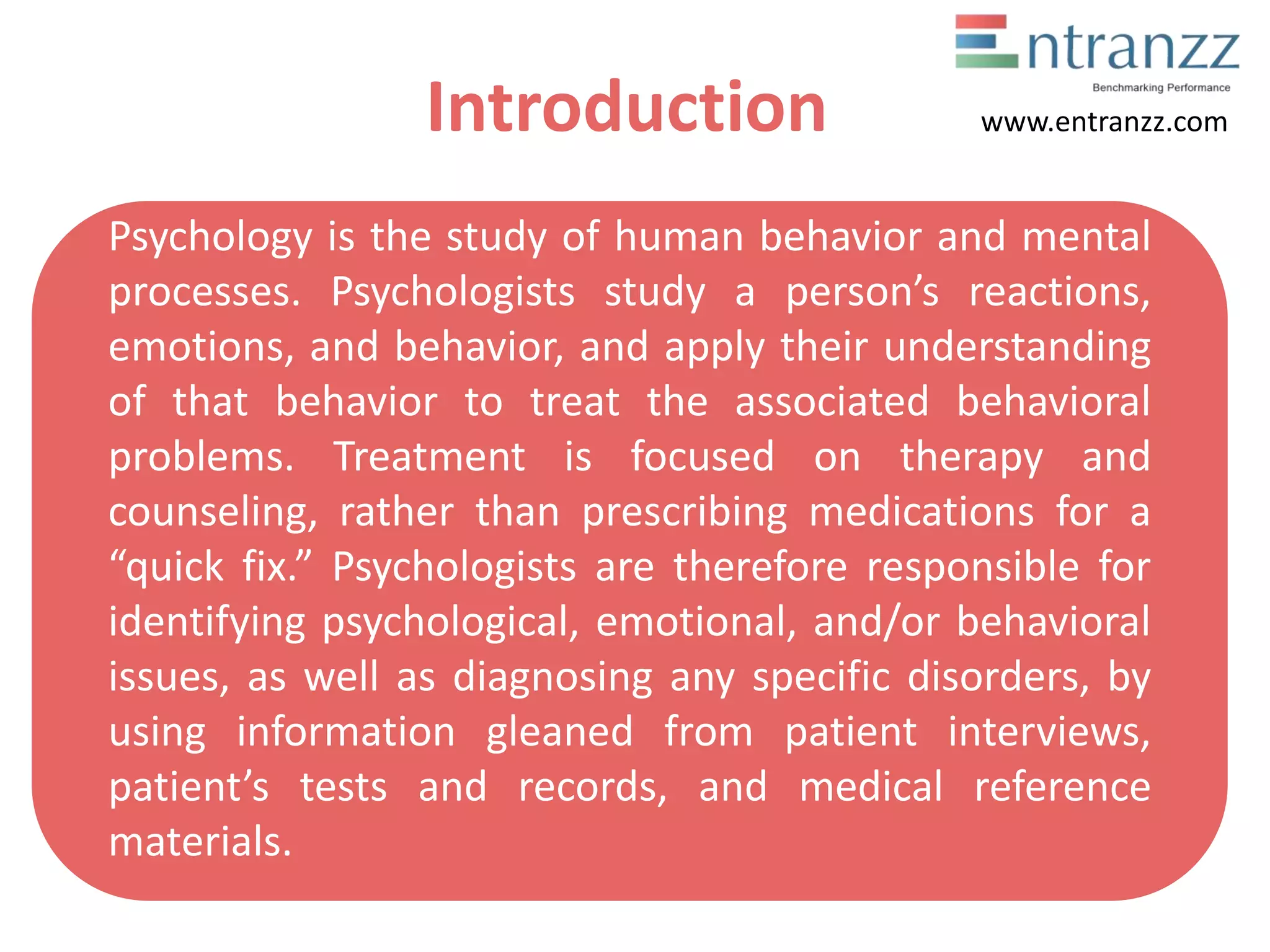 Careers in psychology | PPTX