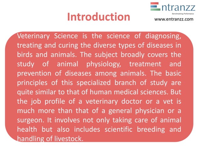 Careers in veterinary science | PPTX