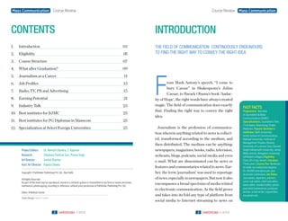 Careers360 quick guide to mass communication | PDF