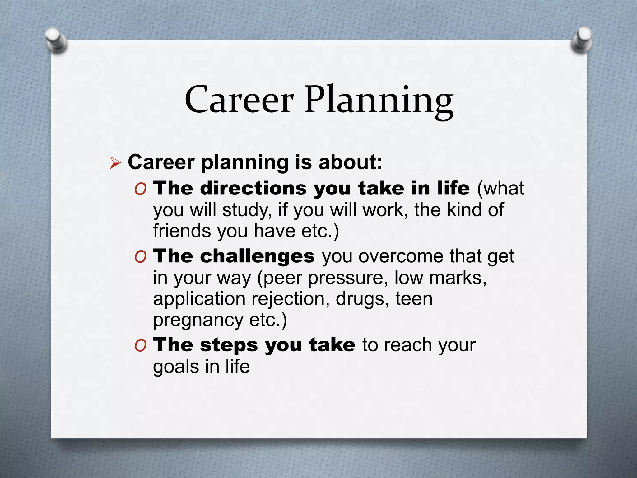 Careers and career choices | PPTX