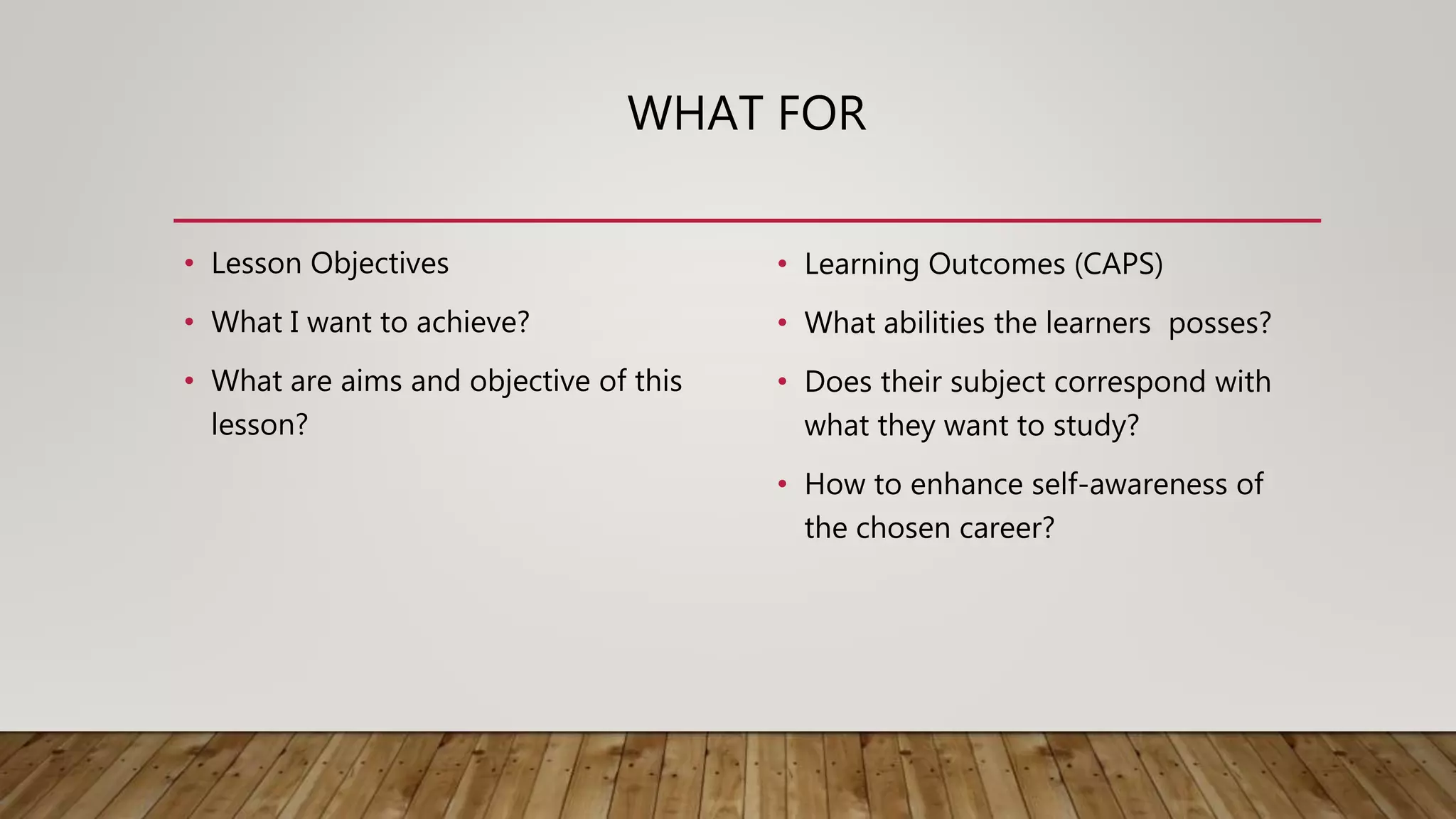 Careers and career choices final | PPTX