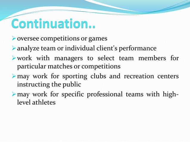 Careers and professional considerations in physical education and ...