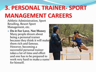 Careers and professional considerations in physical education and ...