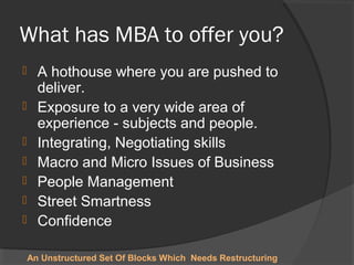 MBA as a Career | PPT