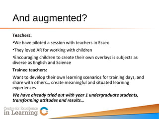 Creating authentic classroom scenarios to enhance student learning ...