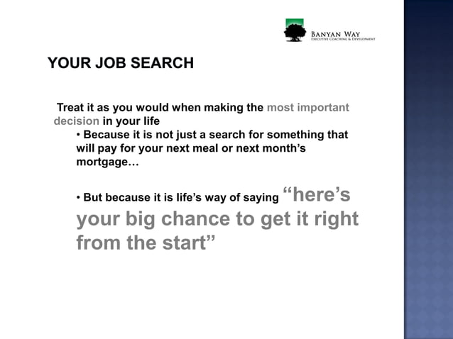 Career Search Goal Setting & Strategy | PPT